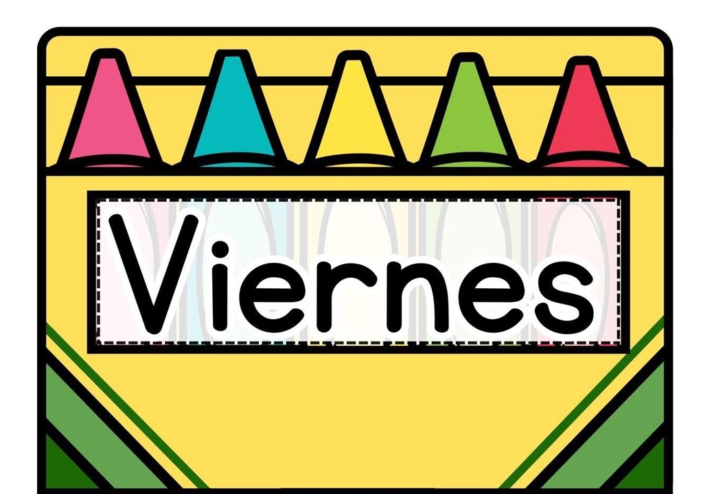CARTELES DIAS DE LA SEMANA CRAYOLA - Orientacion Andujar