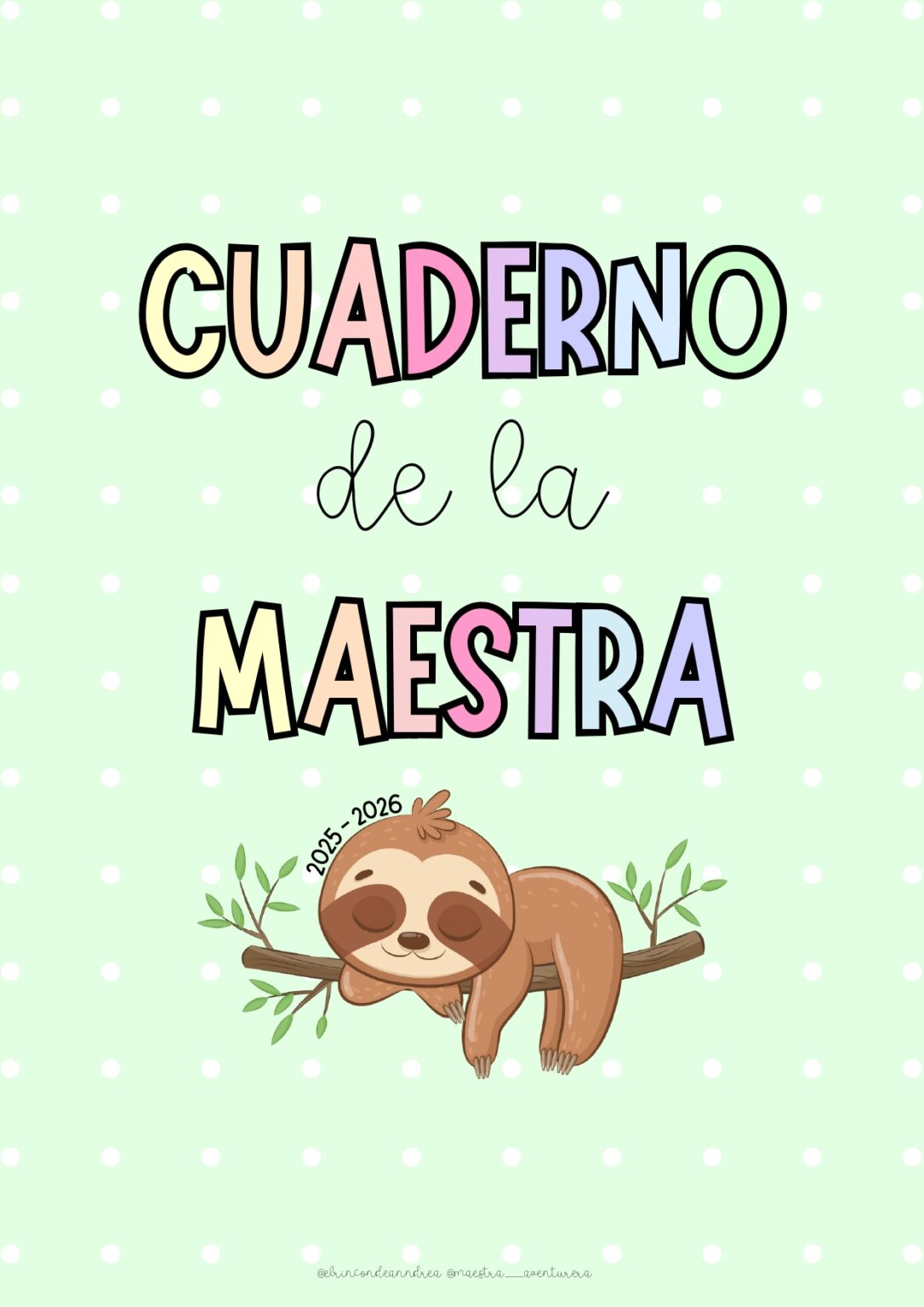 ¡CUADERNO DOCENTE PERSONALIZADO 2025-2026! - Orientacion Andujar