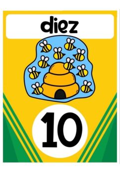Carteles bonitos decorar la clase números 1 al 20 - Orientacion Andujar
