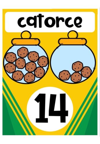 Carteles bonitos decorar la clase números 1 al 20 - Orientacion Andujar