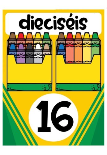 Carteles bonitos decorar la clase números 1 al 20 - Orientacion Andujar