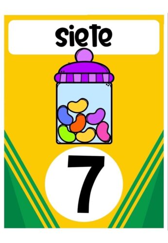 Carteles bonitos decorar la clase números 1 al 20 - Orientacion Andujar