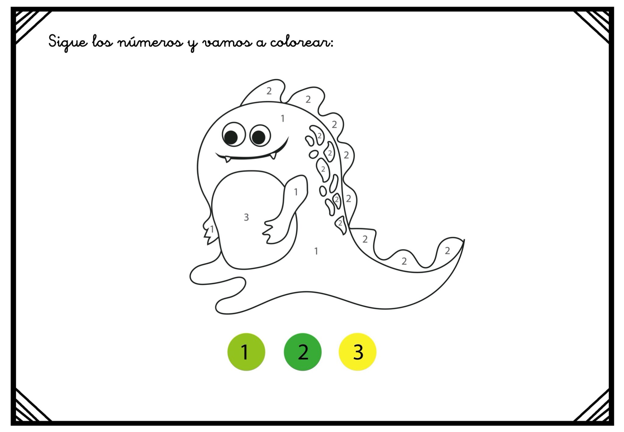 Cuaderno para Colorear según código numérico - Orientacion Andujar