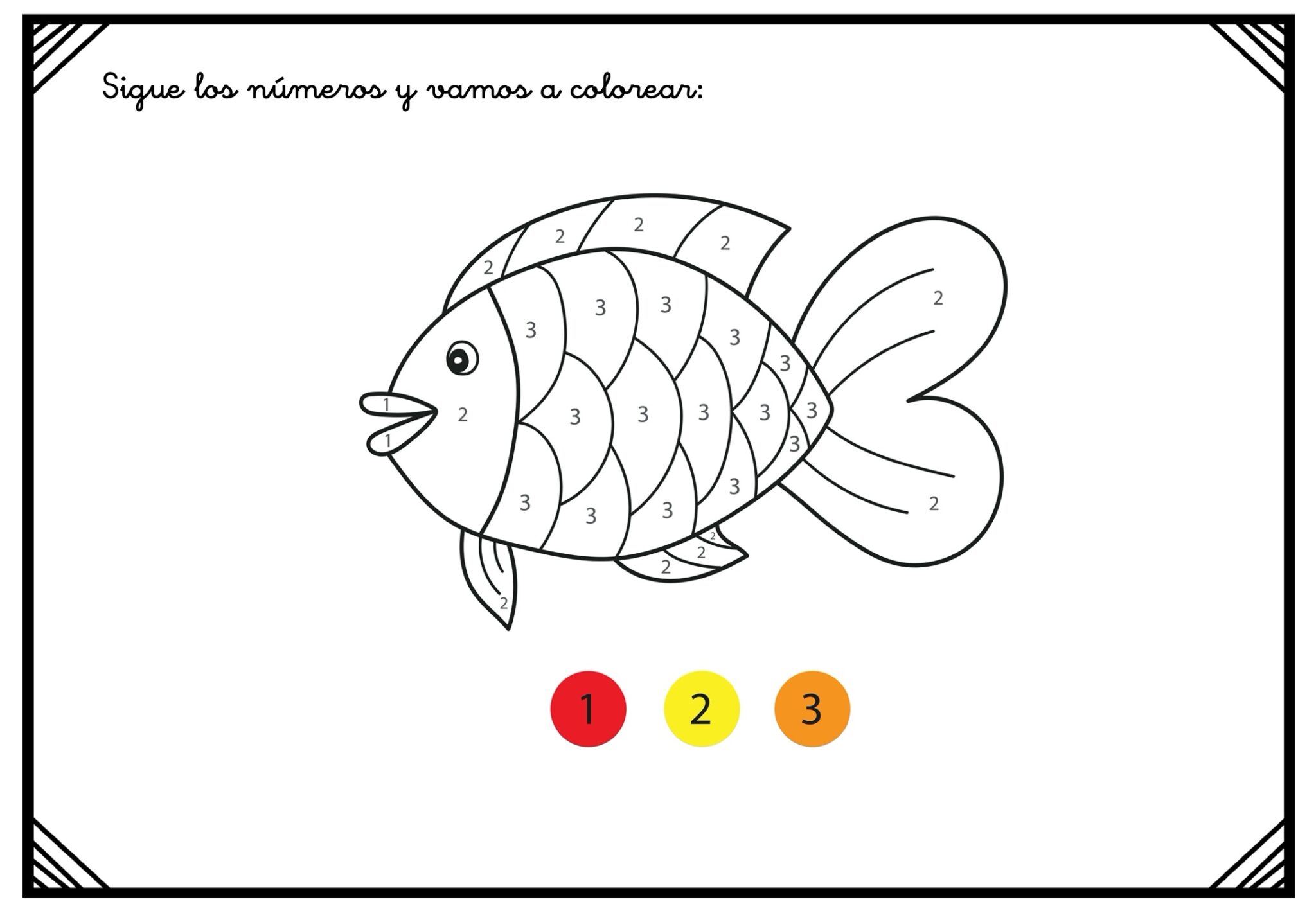 Cuaderno para Colorear según código numérico - Orientacion Andujar