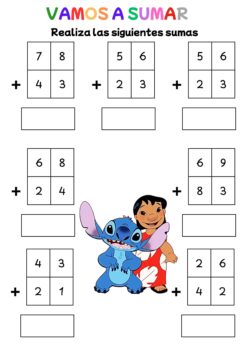SUMAS DIVERTIDAS CON lILO Y STICH - Orientacion Andujar