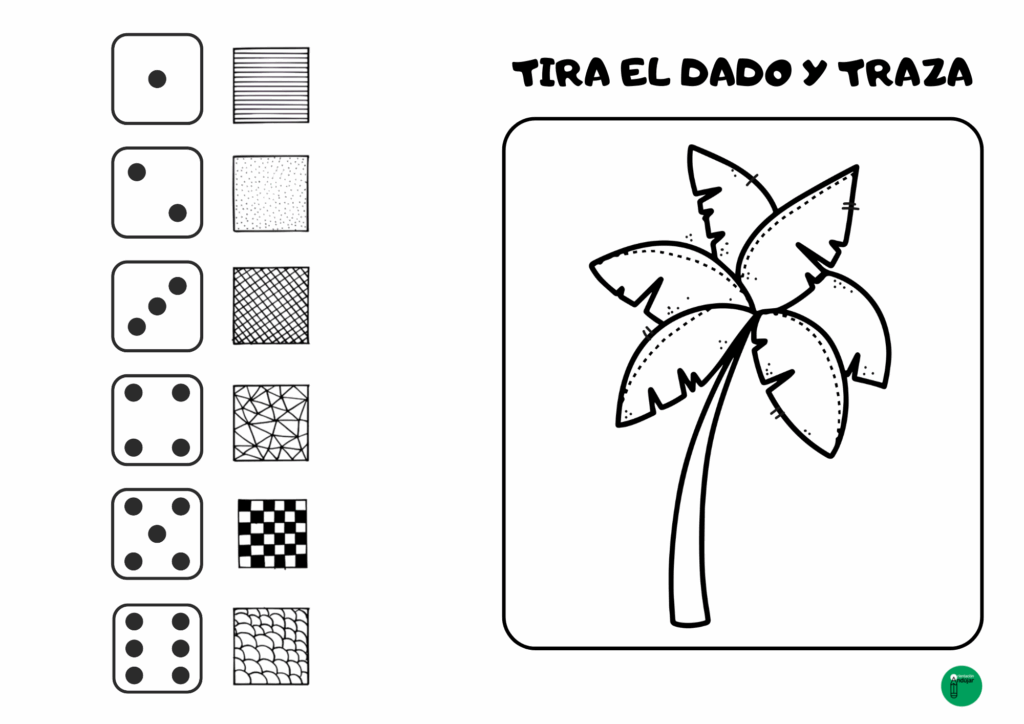 Tira el dado grafismo creativo especial verano - Orientacion Andujar