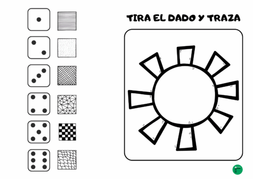 Tira el dado grafismo creativo especial verano - Orientacion Andujar