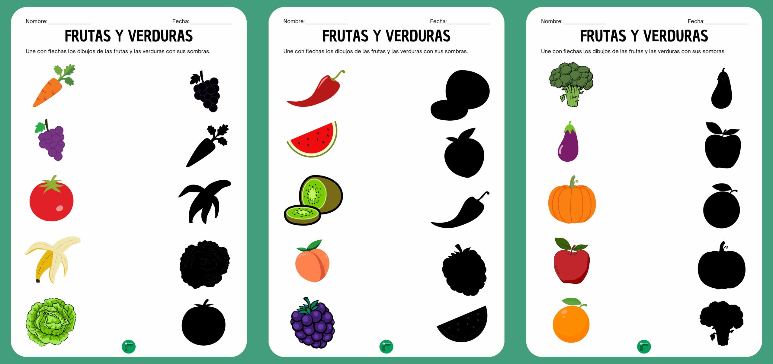 Actividades Frutas Y Verduras Pdf