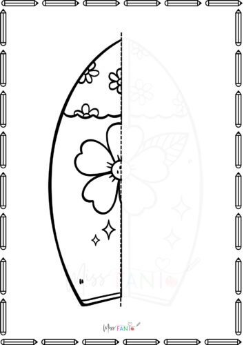 Dibujos simétricos de verano para completar y colorear - Orientacion ...