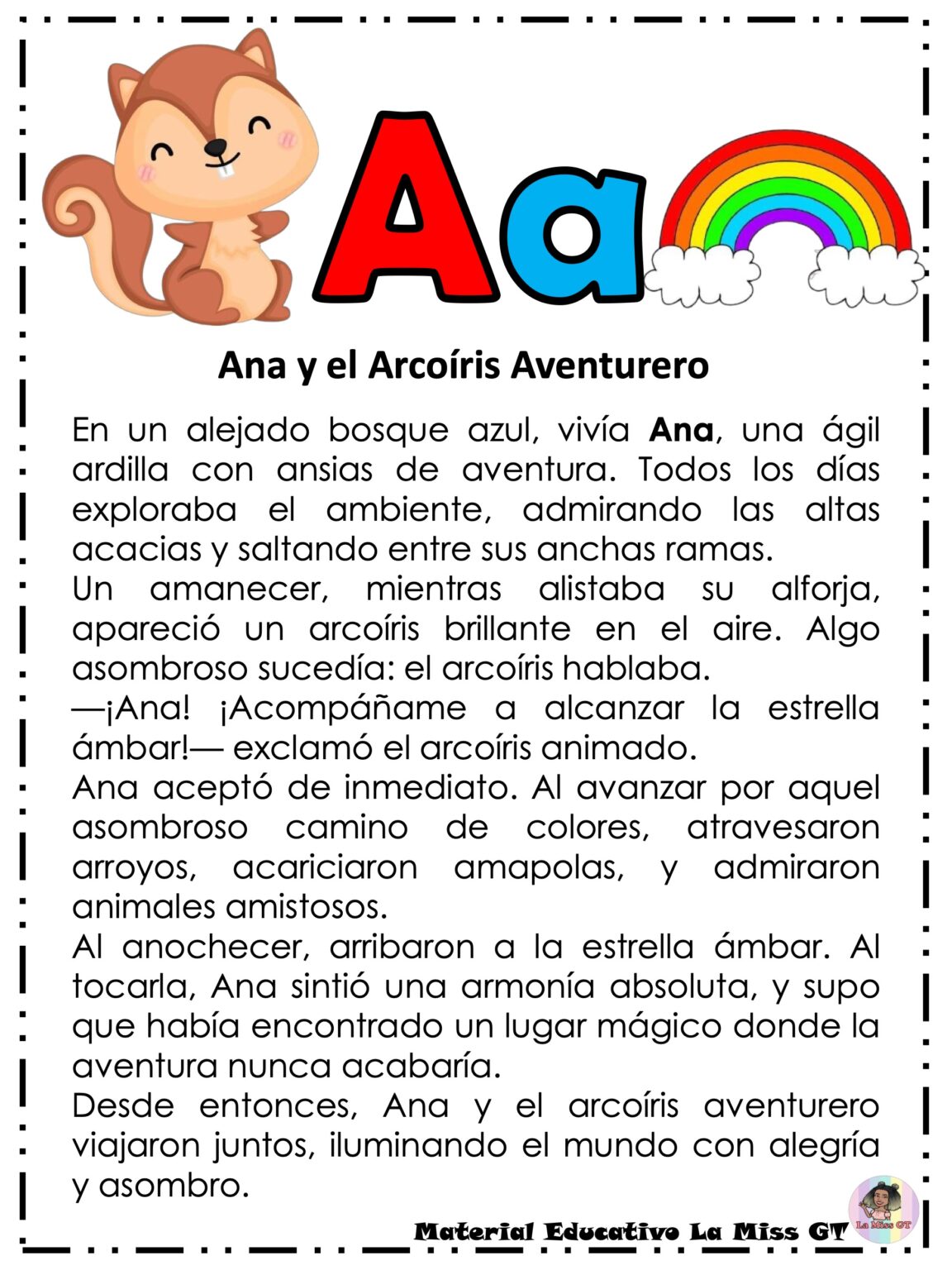 Lecturas con las letras del abecedario - Orientacion Andujar