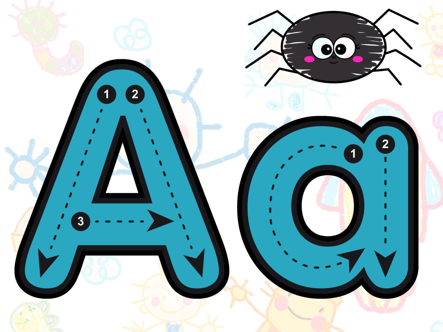 ABECEDARIO DIRECCIONAL CON DIBUJOS POR LETRA - Orientacion Andujar