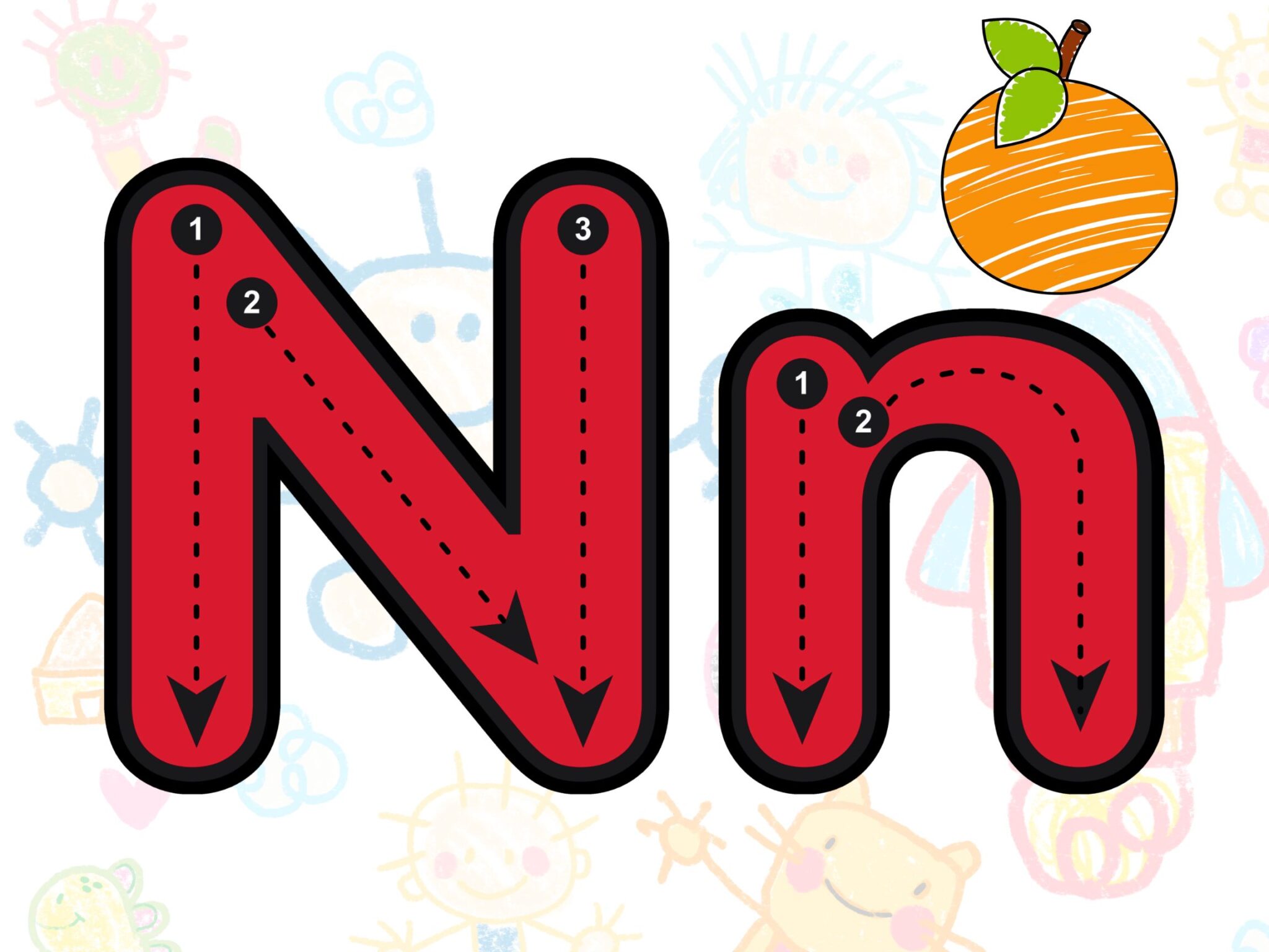 ABECEDARIO DIRECCIONAL CON DIBUJOS POR LETRA - Orientacion Andujar