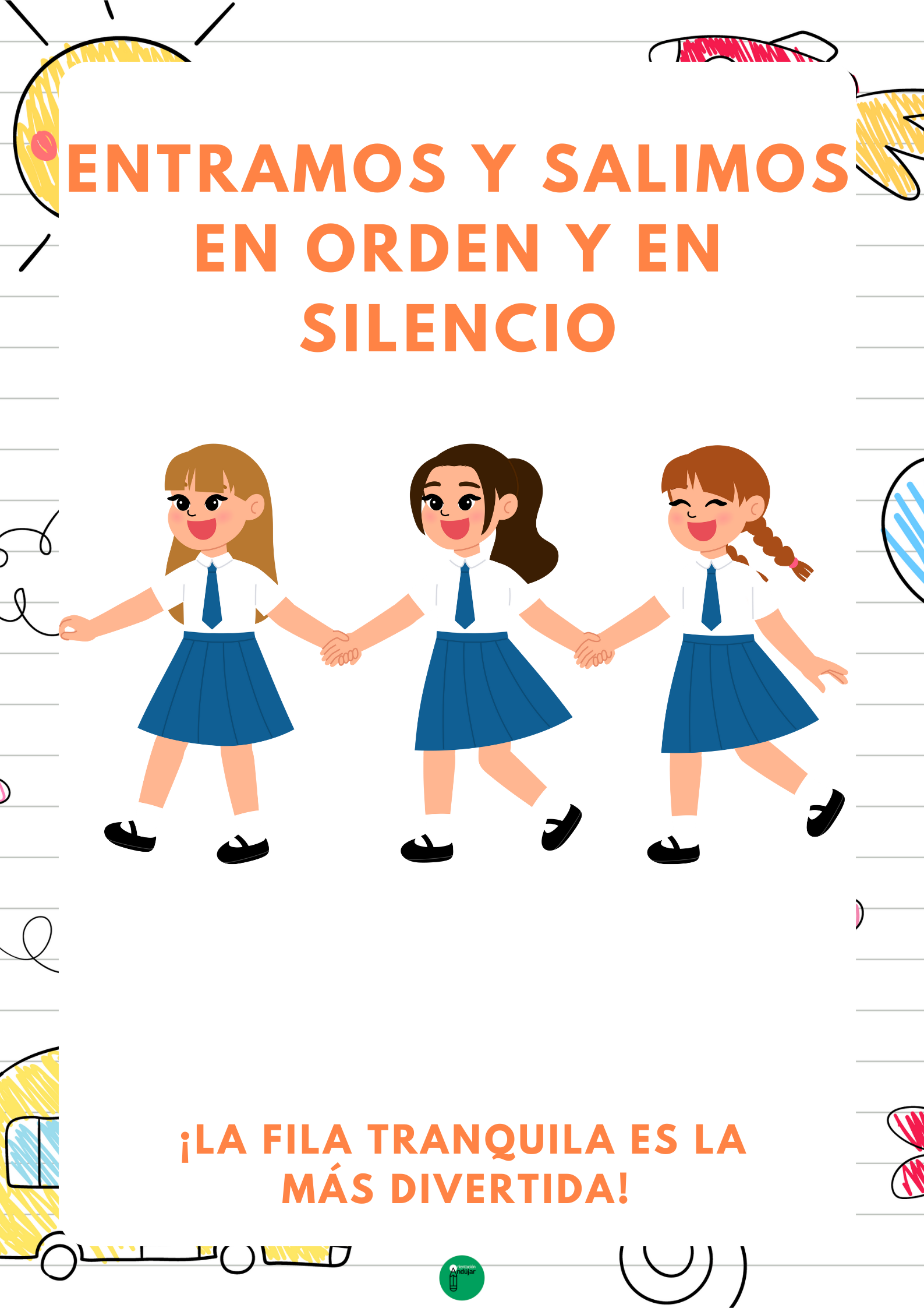 Carteles para Decorar tu Aula con Normas para Clase - Orientacion Andujar