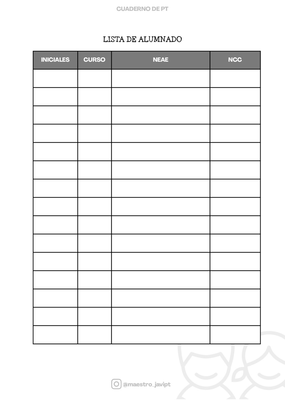 Cuaderno de Pt-Al sencillo y práctico - Orientacion Andujar