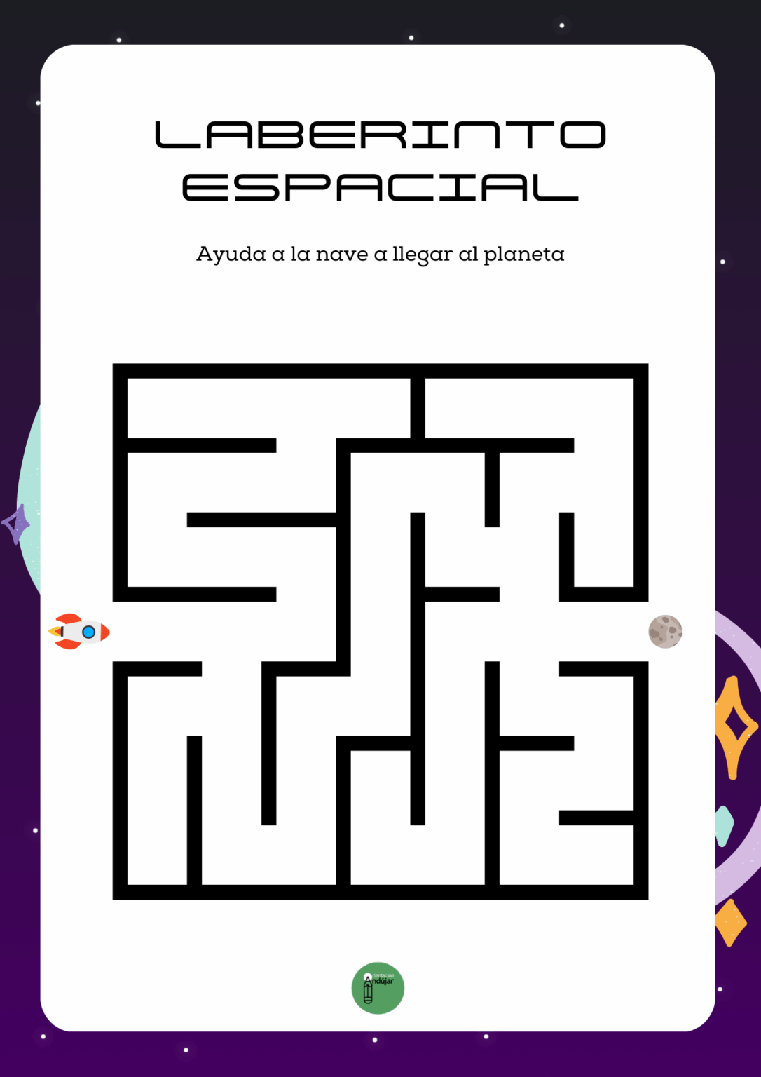 Percepción visual y atención con Laberintos Espaciales - Orientacion Andujar