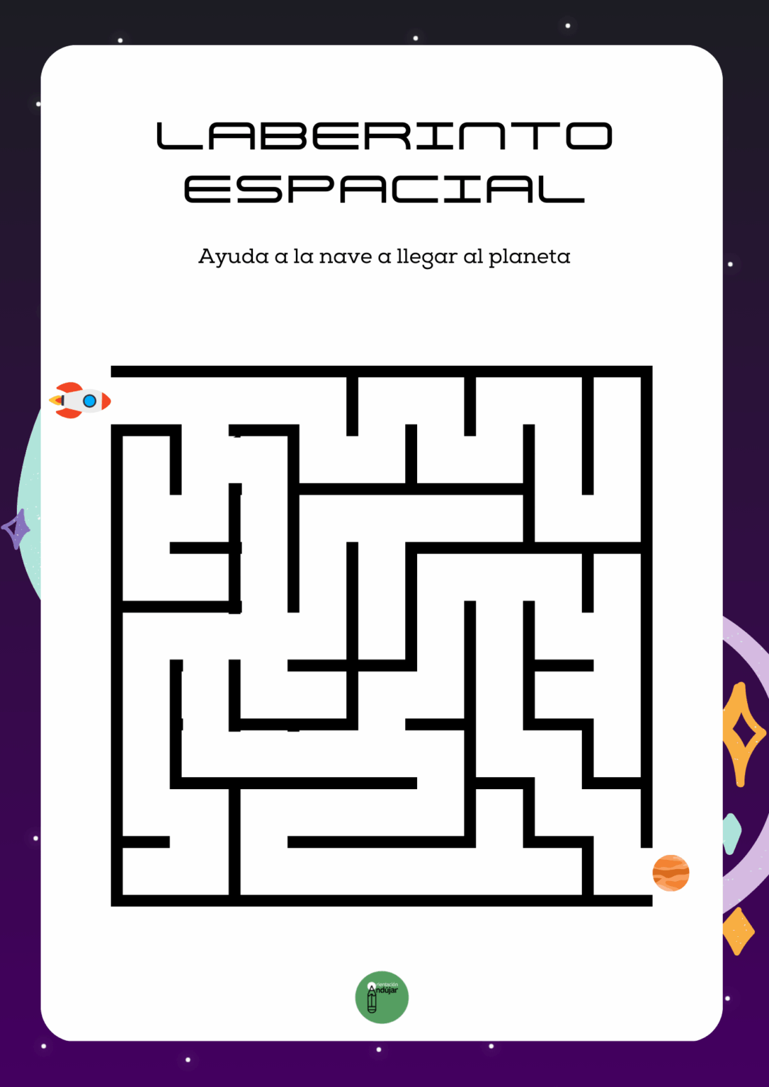 Percepción visual y atención con Laberintos Espaciales - Orientacion Andujar