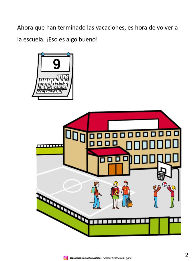 Historia Social para anticipar la Vuelta al cole - Orientacion Andujar