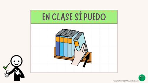 Normas de clase con pictogramas, especial apoyo TEA - Orientacion Andujar