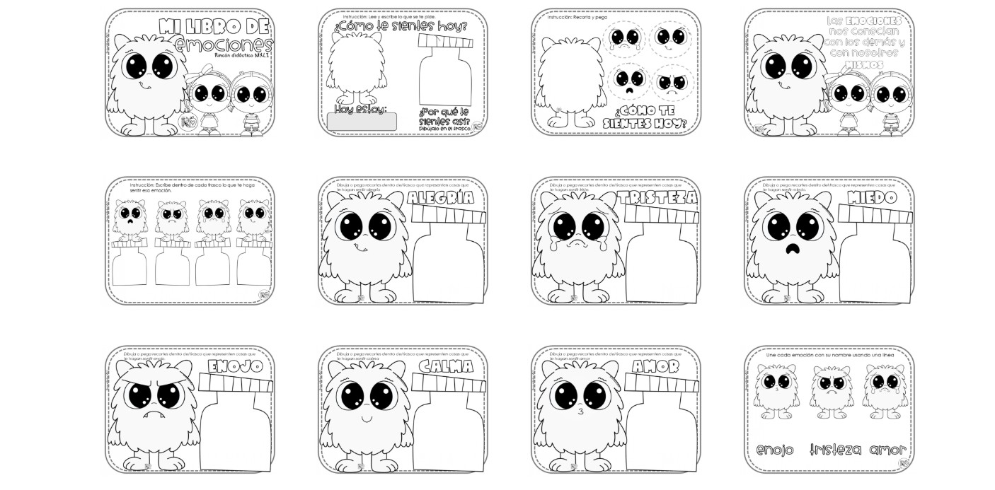 Cuadernito para trabajar las emociones de forma divertida - Orientacion ...