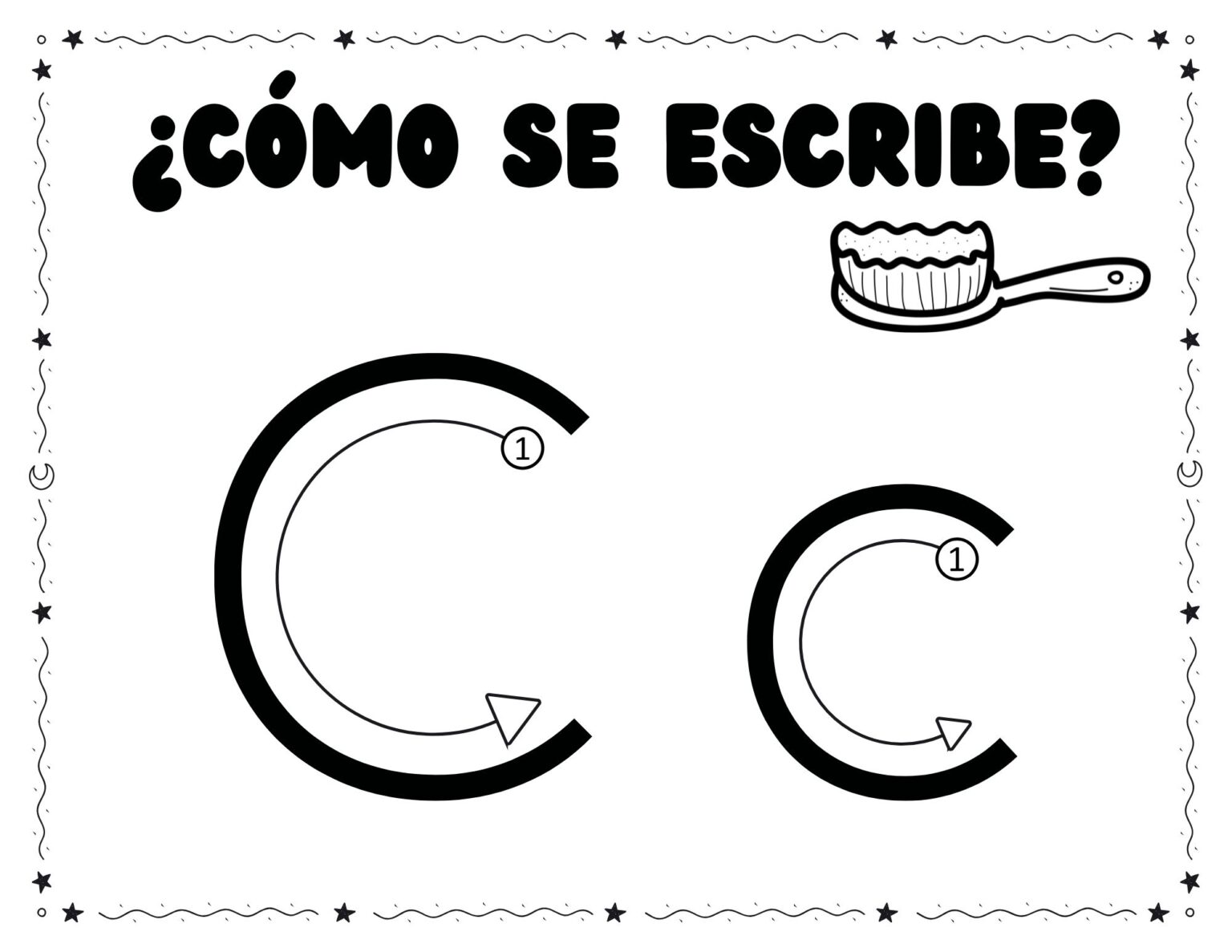 Trabajamos el trazo de las letras del abecedario - Orientacion Andujar
