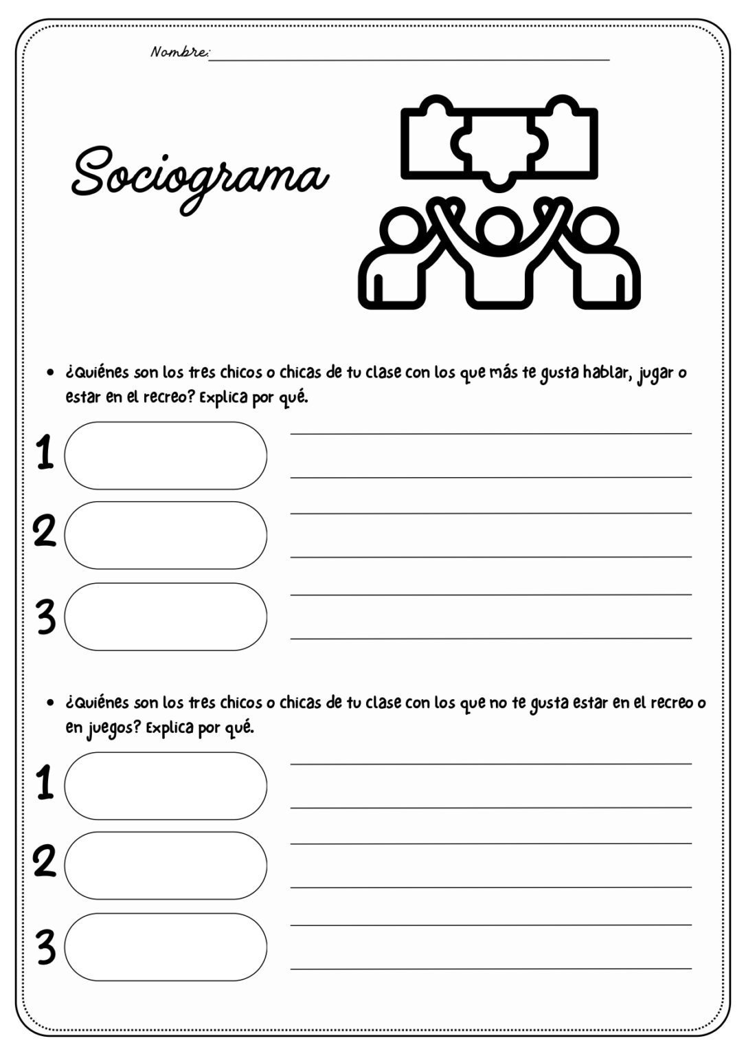 12 Actividades diferentes e Imprimibles para el Primer Día de Clase ...