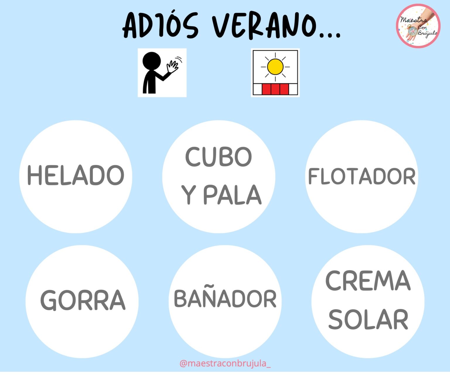 Adiós verano hola otoños, actividad primeros días - Orientacion Andujar