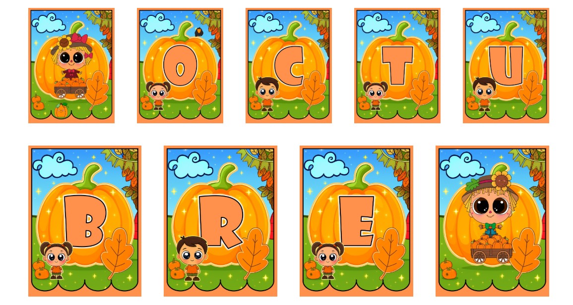 BONITO BANNER MES OCTUBRE DECORA TU CLASE - Orientacion Andujar
