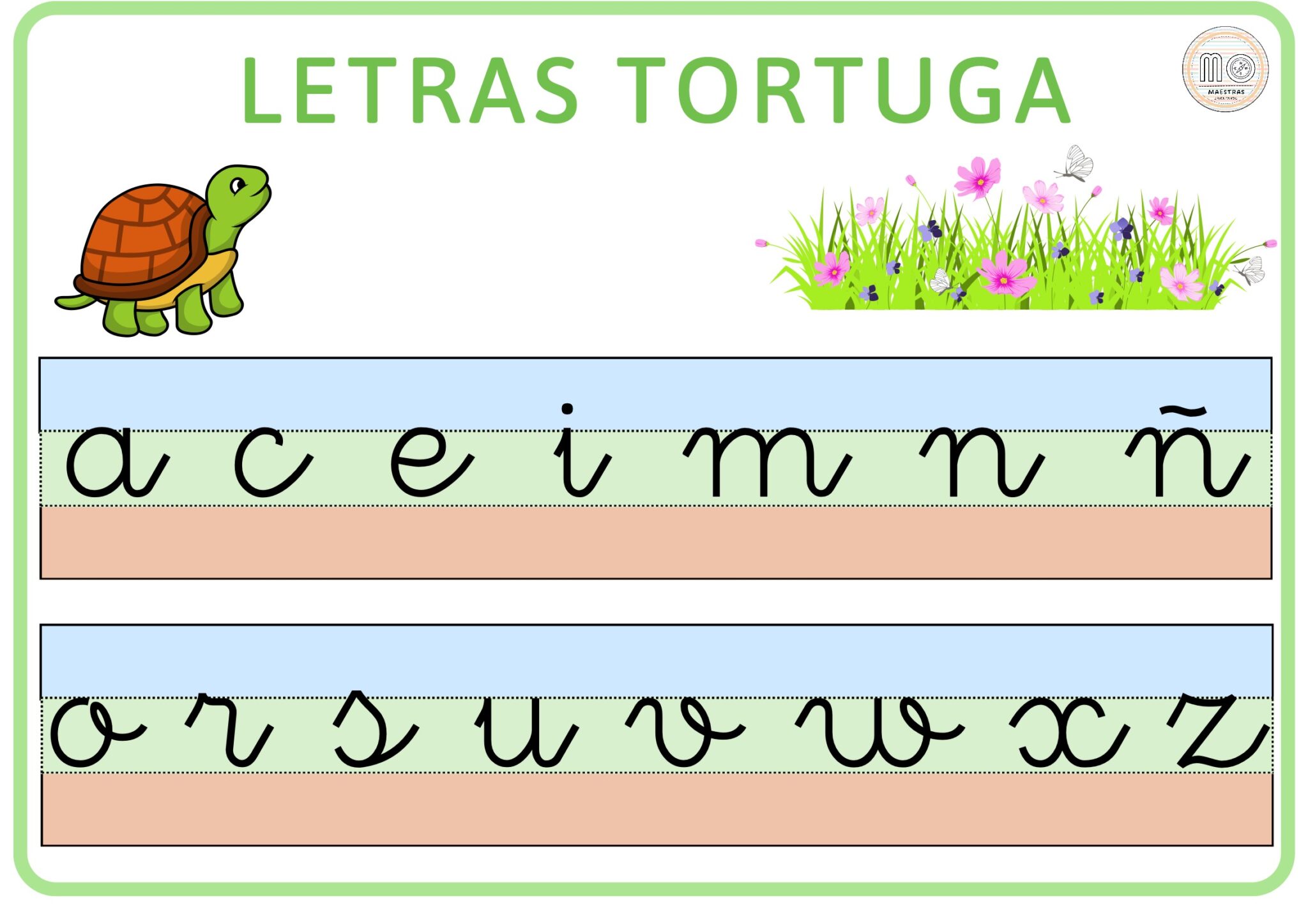 Carteles letras jirafa letras tortuga en letras topo - Orientacion Andujar