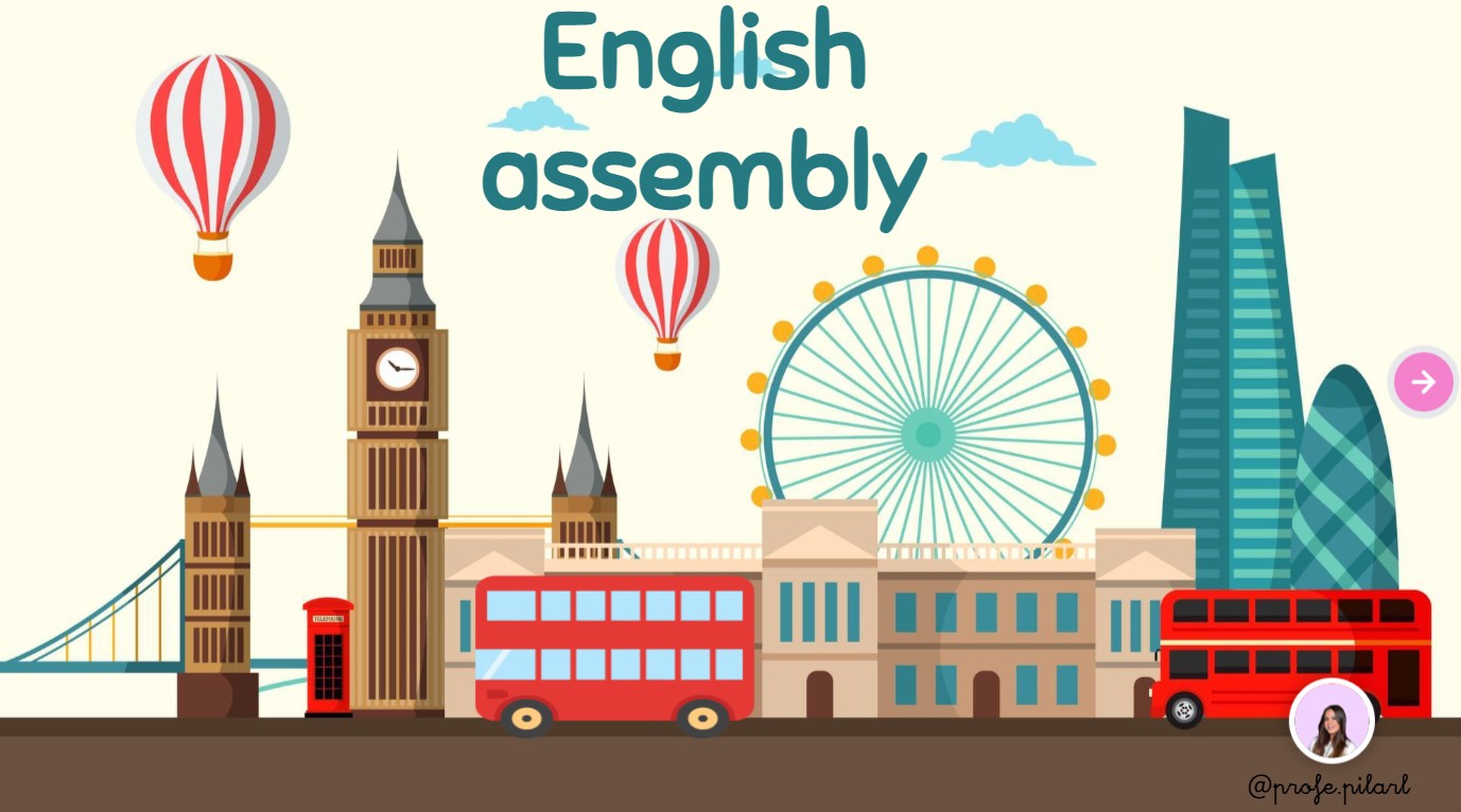 Genially Asamblea diaria interactiva para la asignatura de inglés - Orientacion Andujar