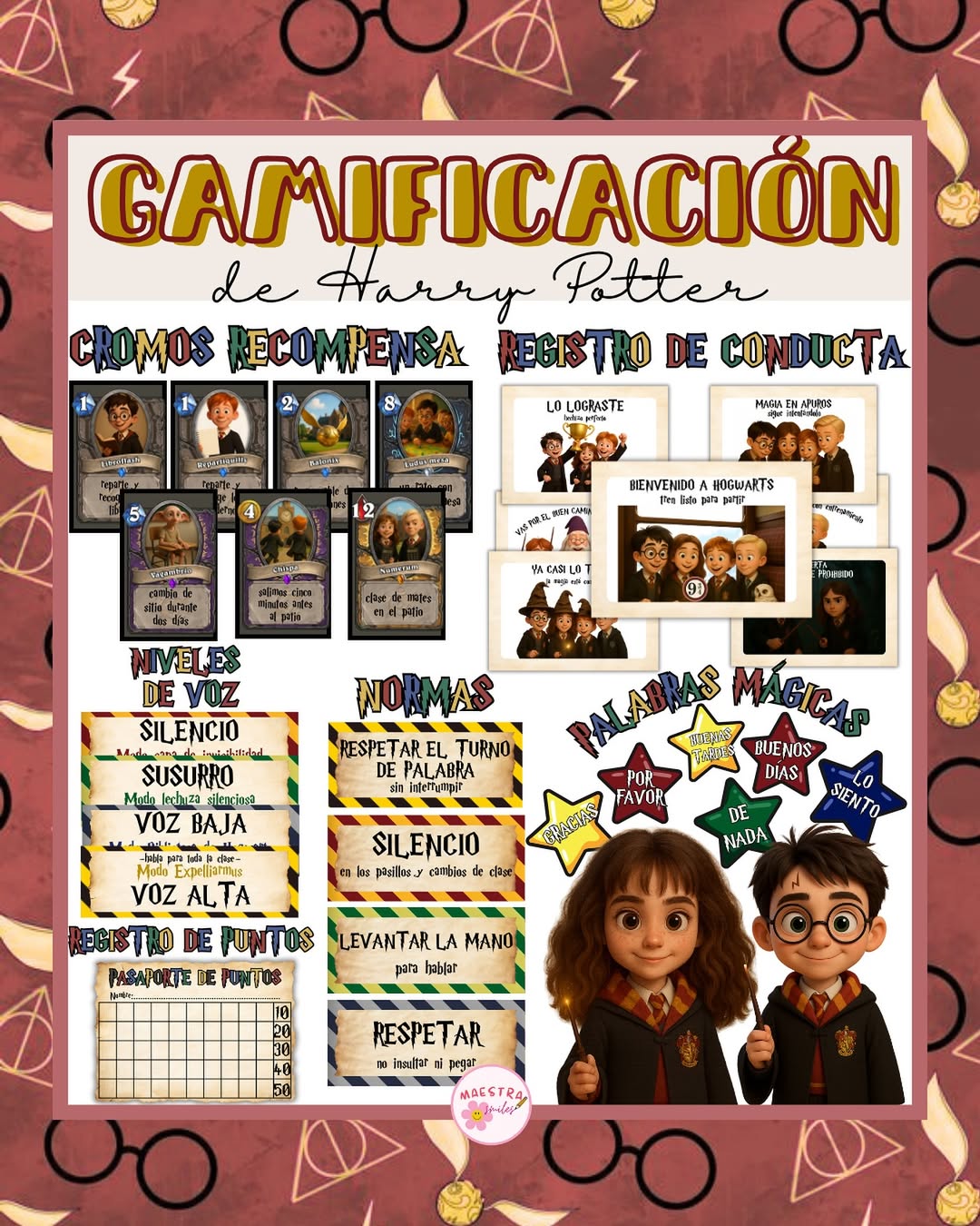 Completa gamificación para clase especial Harry Potter - Orientacion ...