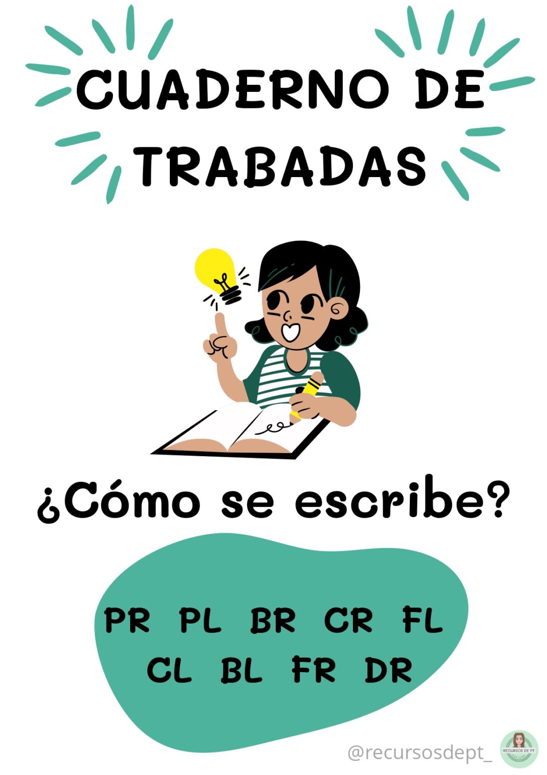 Bonito cuaderno para trabajar las trabadas - Orientacion Andujar