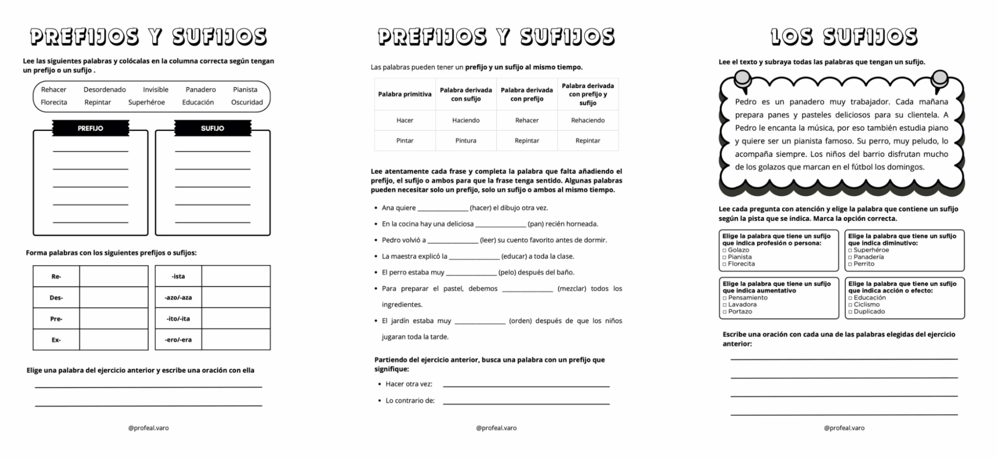 Ficha de revisión ortográfica de textos para primaria - Orientacion Andujar