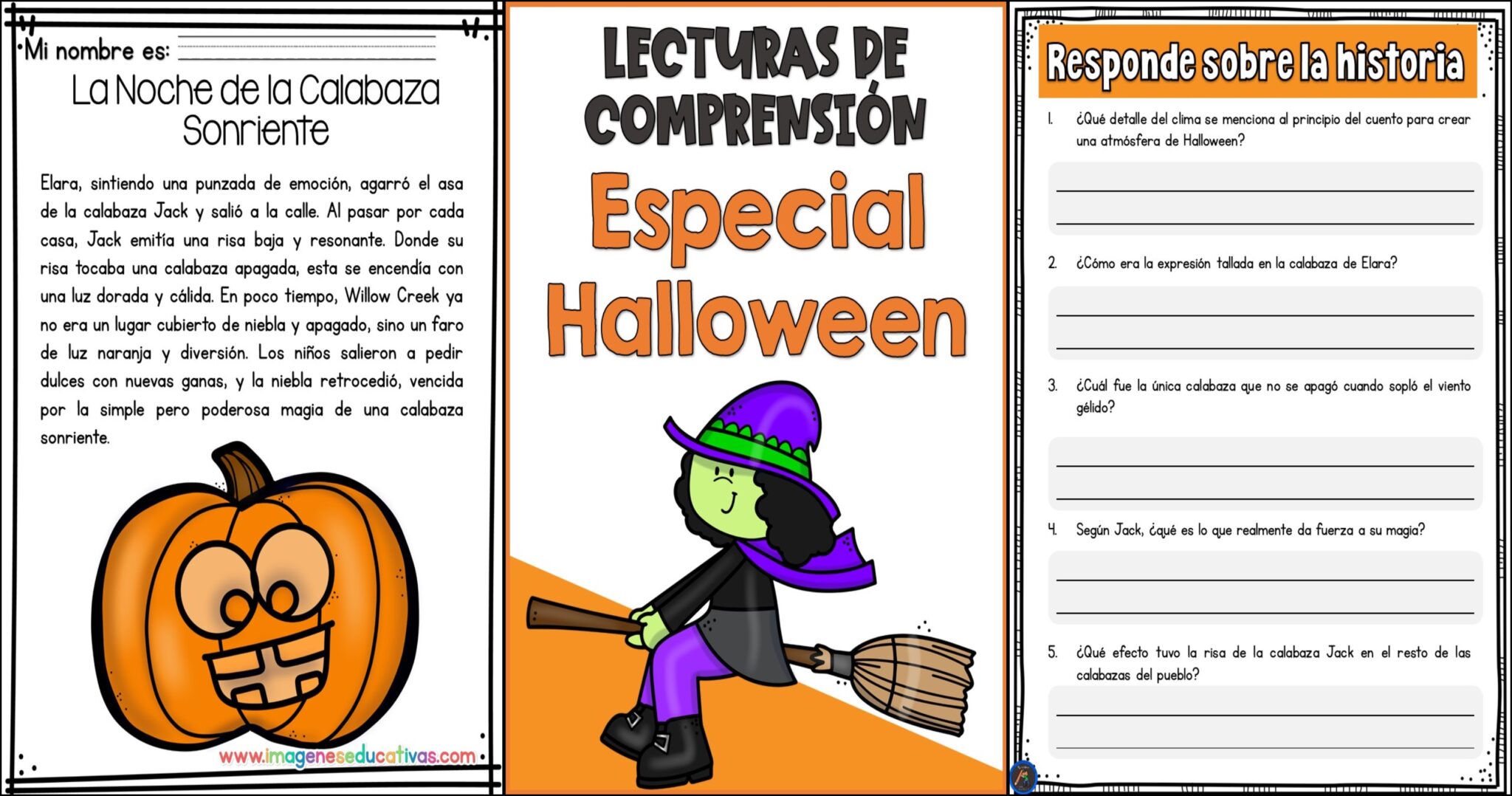 Cuentos para trabajar la comprensión lectora con todas las letras del ...