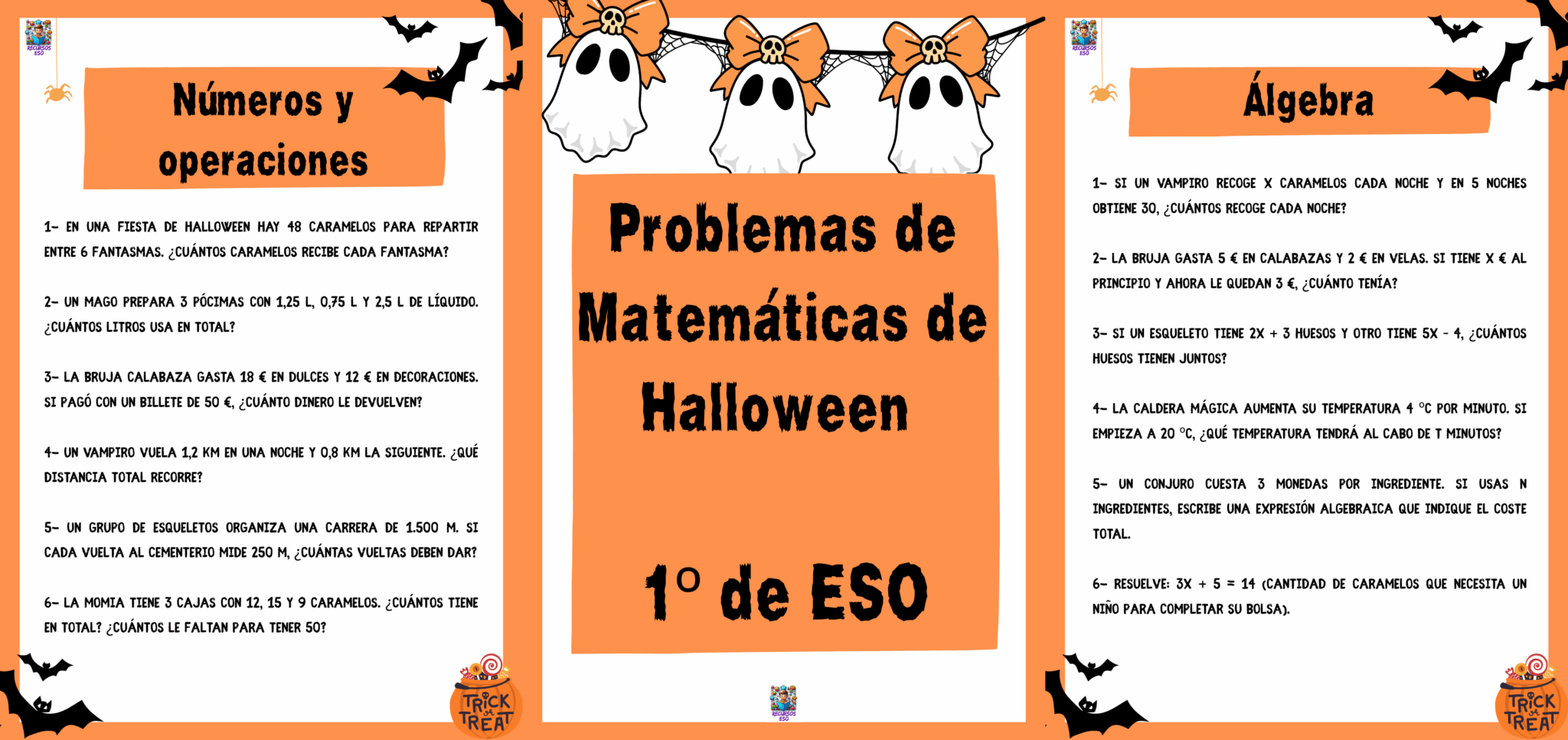 10 Lecturitas para trabajar la comprensión especial halloween ...
