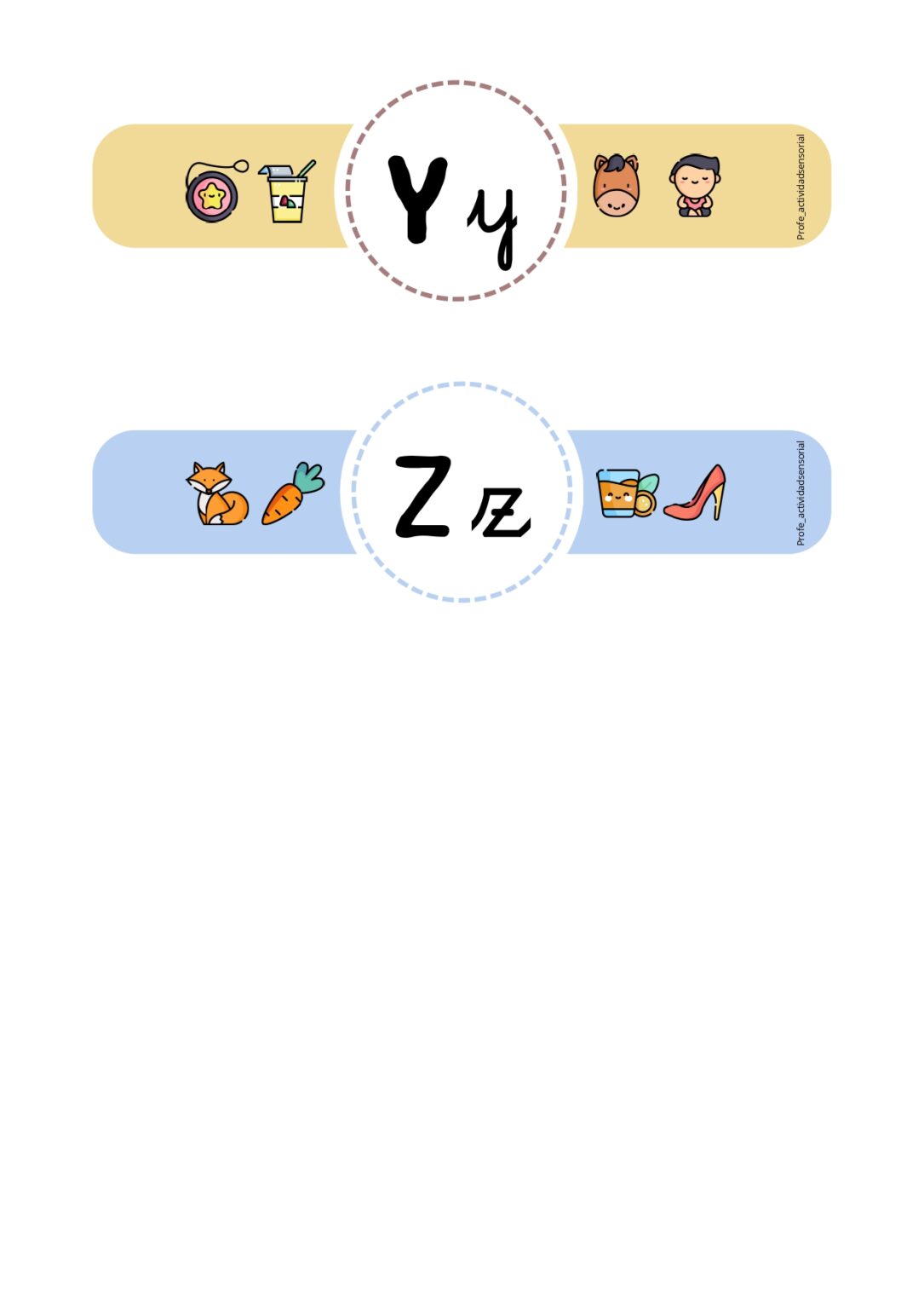 Pulseras del abecedario manipulativas - Orientacion Andujar