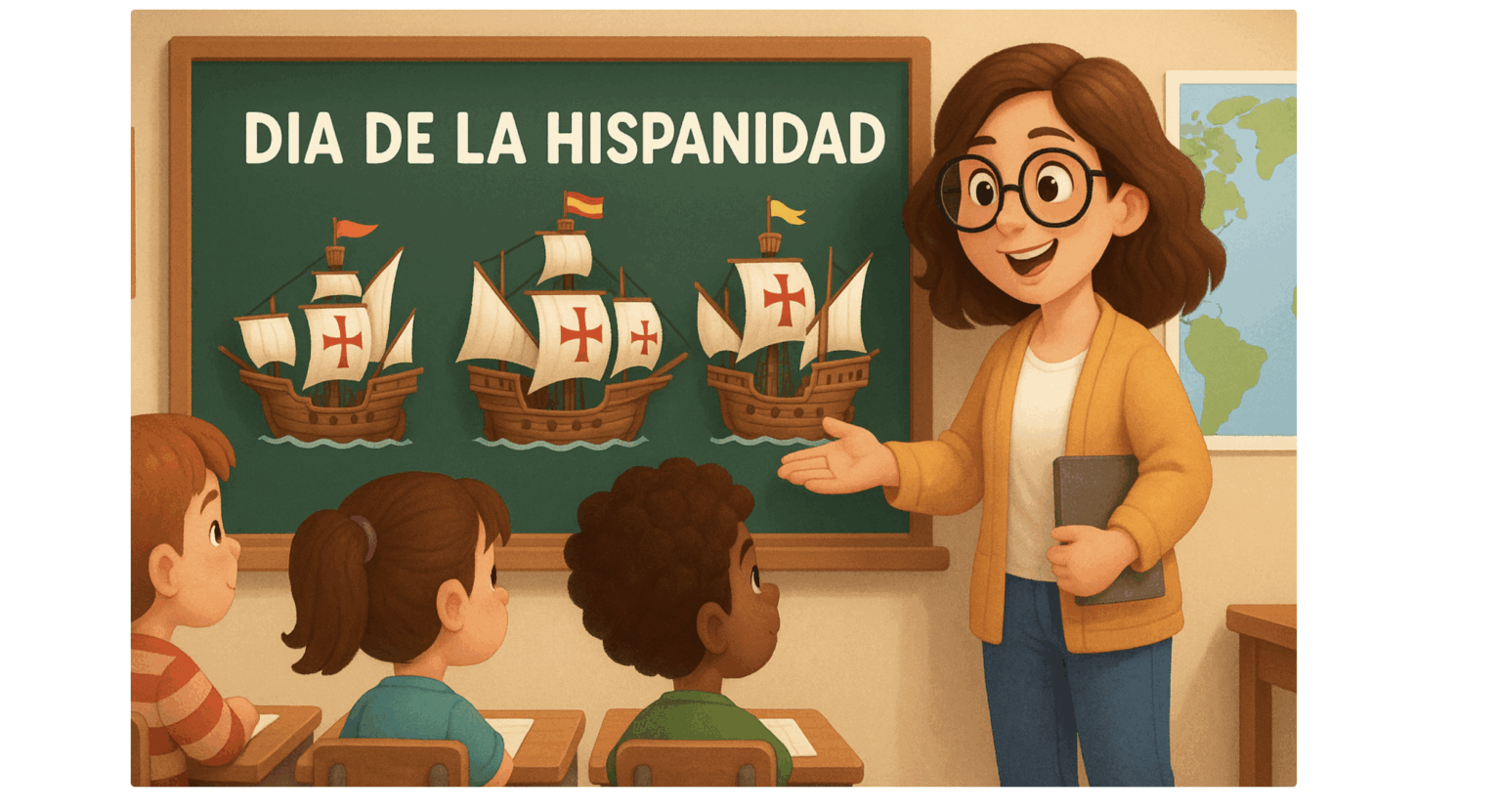 Pack de pasatiempos Día de la Hispanidad - Orientacion Andujar