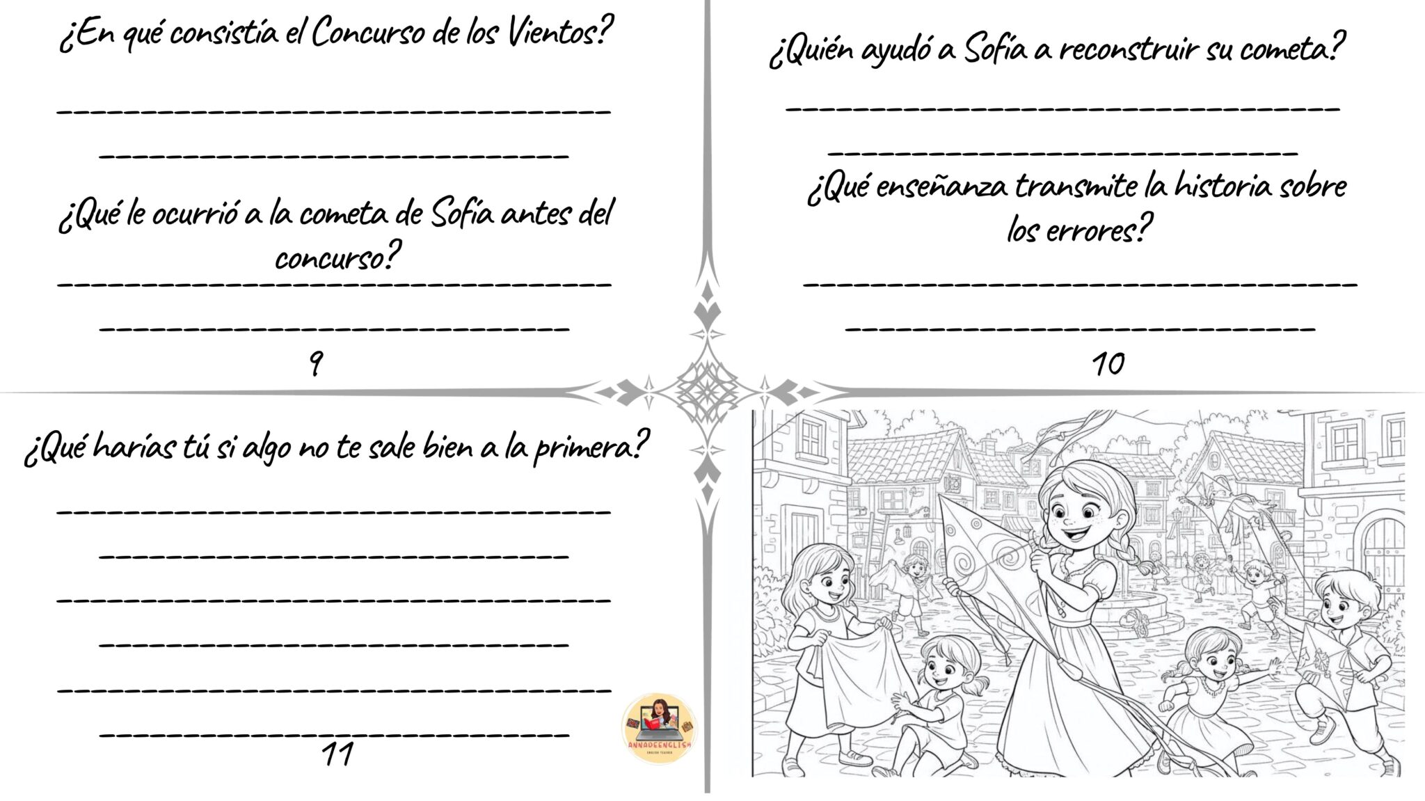 20 Mini cuentos para trabajar la compresión lectora - Orientacion Andujar