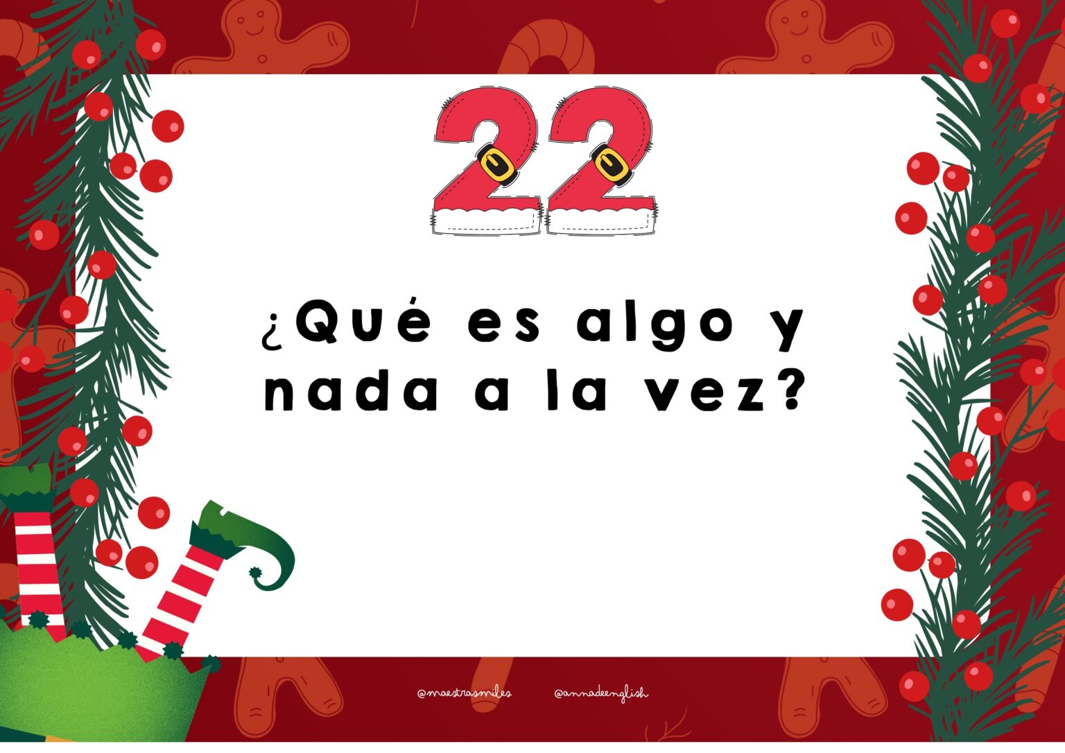 Calendario de Adviento lleno de adivinanzas - Orientacion Andujar
