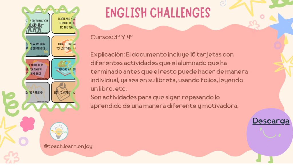 Inglés primaria 20 propuestas para tus fast finishers 16 - Orientación ...