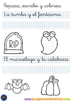 ESPECIAL HALLOWEEN CUADERNO DE LECTOESCRITURA - Orientacion Andujar
