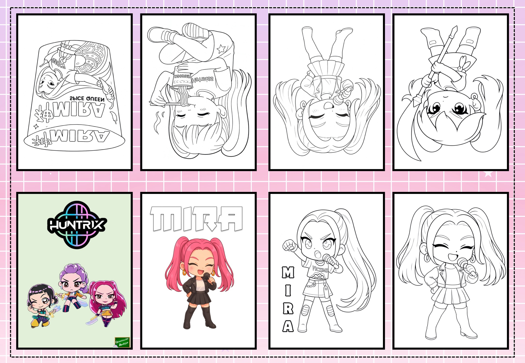 MIRA GUERRERA K POP MINILIBRO PARA COLOREAR Orientacion Andujar MIRA GUERRERA K POP MINILIBRO PARA COLOREAR Orientacion Andujar