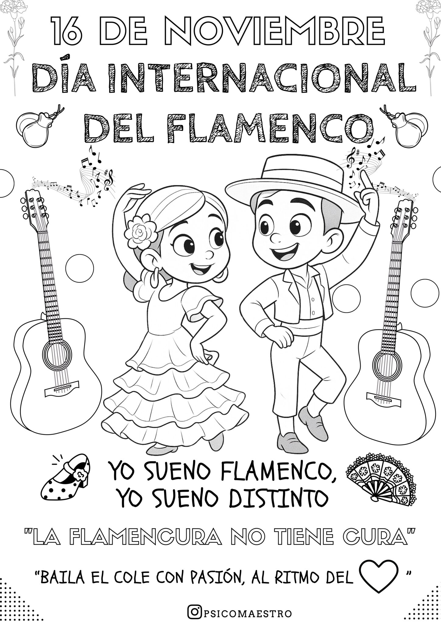 Mural colaborativo: Día Internacional del Flamenco - Orientacion Andujar
