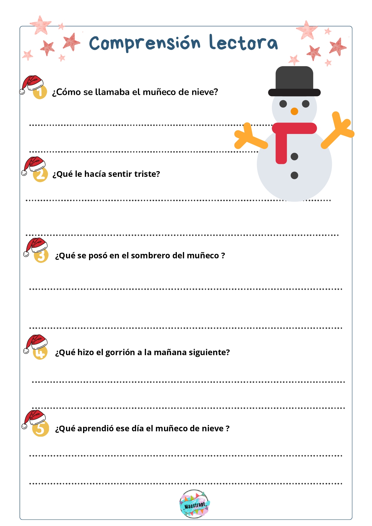🎄 Pack 1O LECTURAS Comprensión Lectora – NAVIDAD 🎄 -Orientacion Andujar