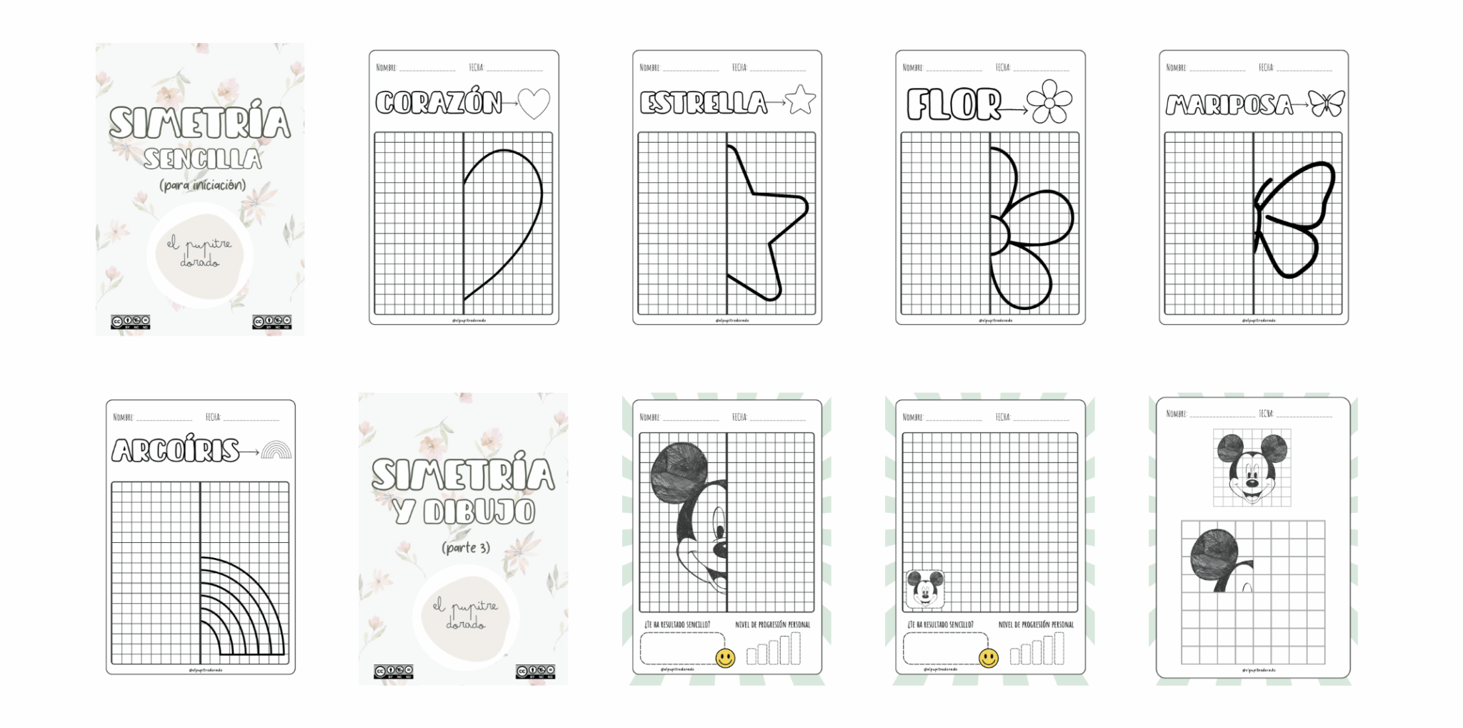 simetría en el aula Archives - Orientación Andújar - Recursos Educativos