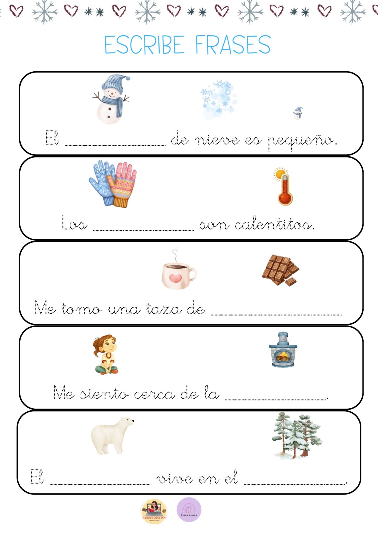 ACTIVIDADES DE INVIERNO PRIMERA ENTREGA - Orientacion Andujar