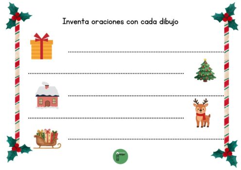 Actividades variadas de escritura creativa de Navidad - Orientacion Andujar