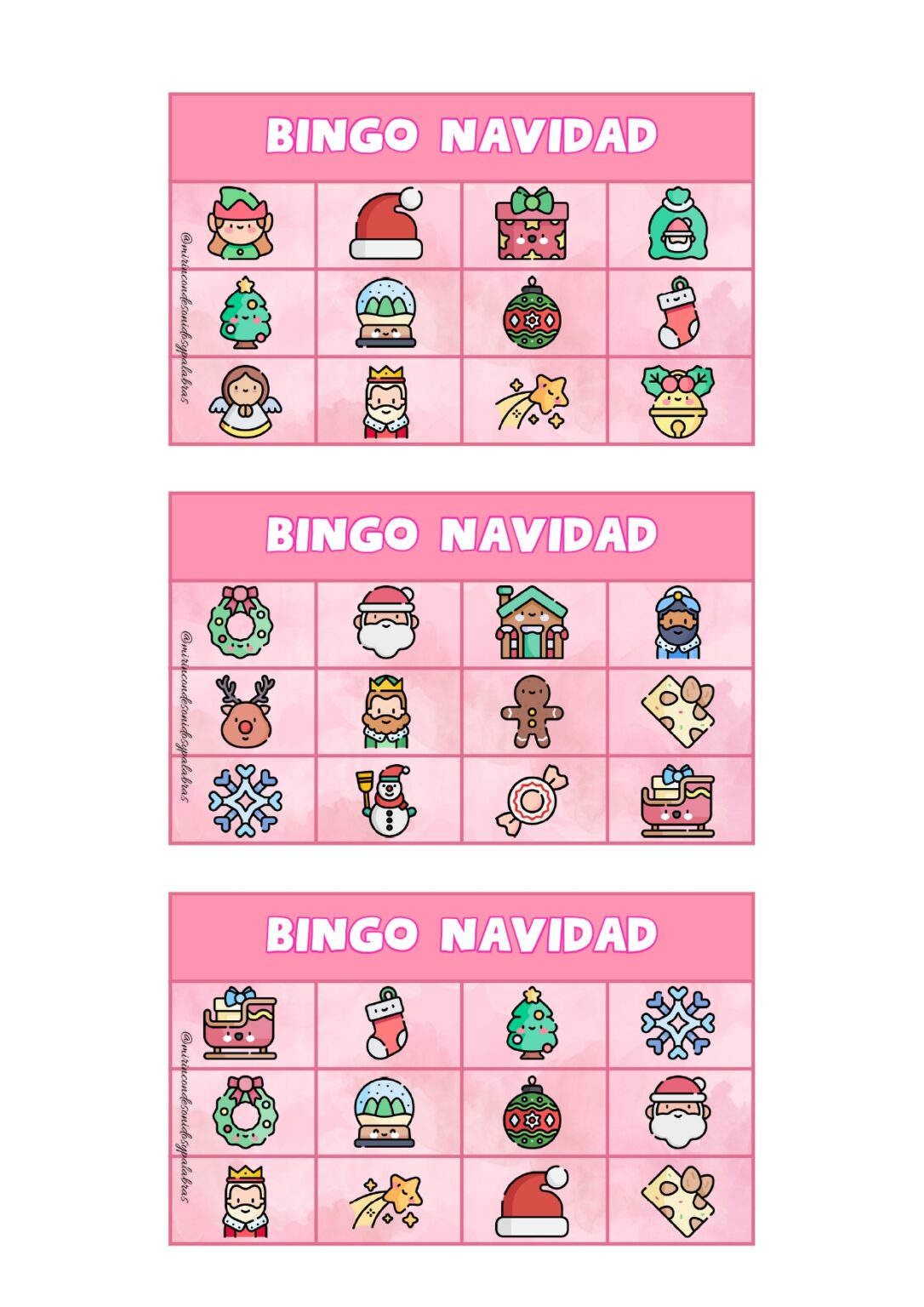 BINGO y dominó NAVIDAD PARA JUGAR Y DIVERTIRSE - Orientacion Andujar