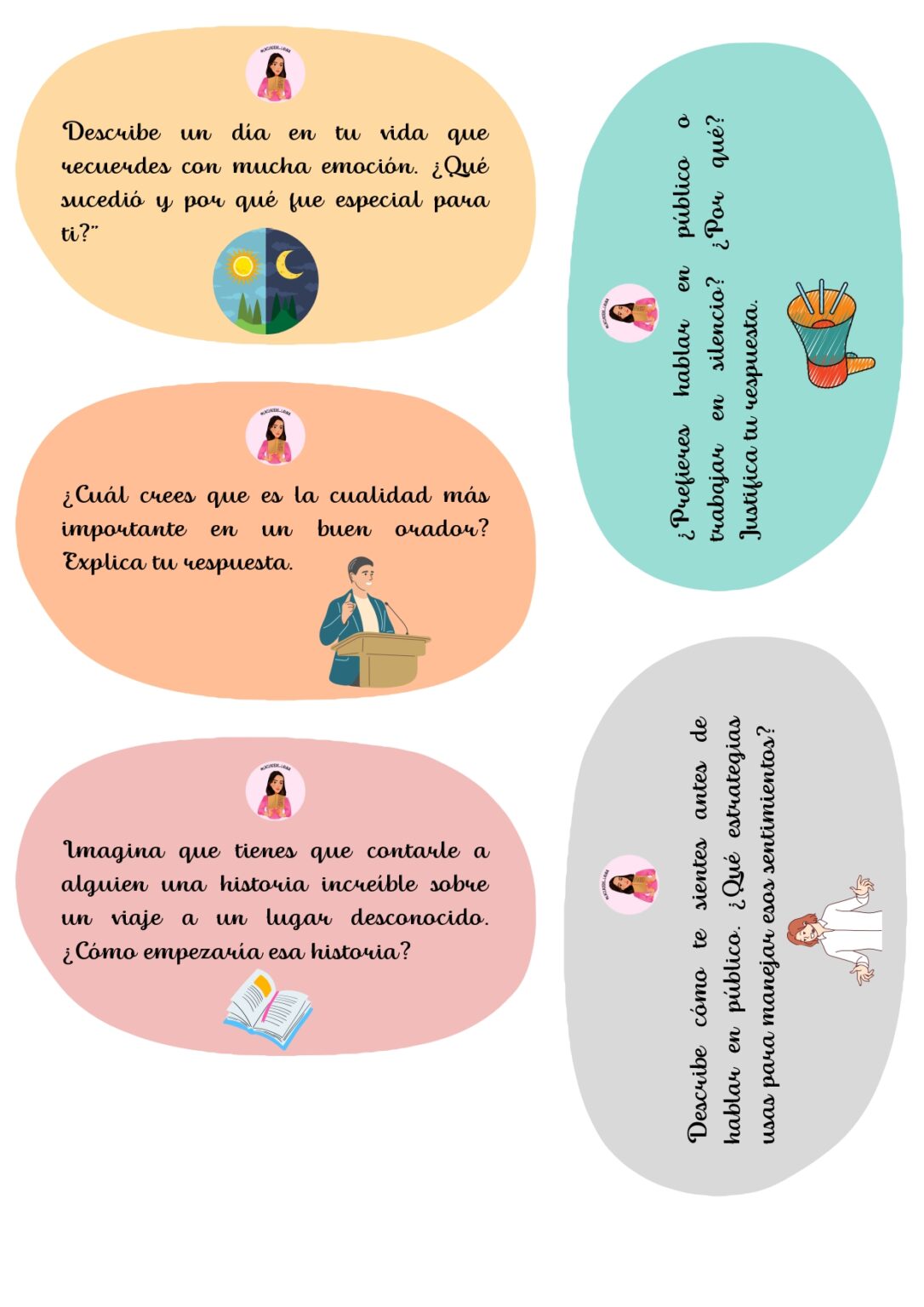 Bonitas ideas para trabajar la expresión Oral y escrita - Orientacion ...