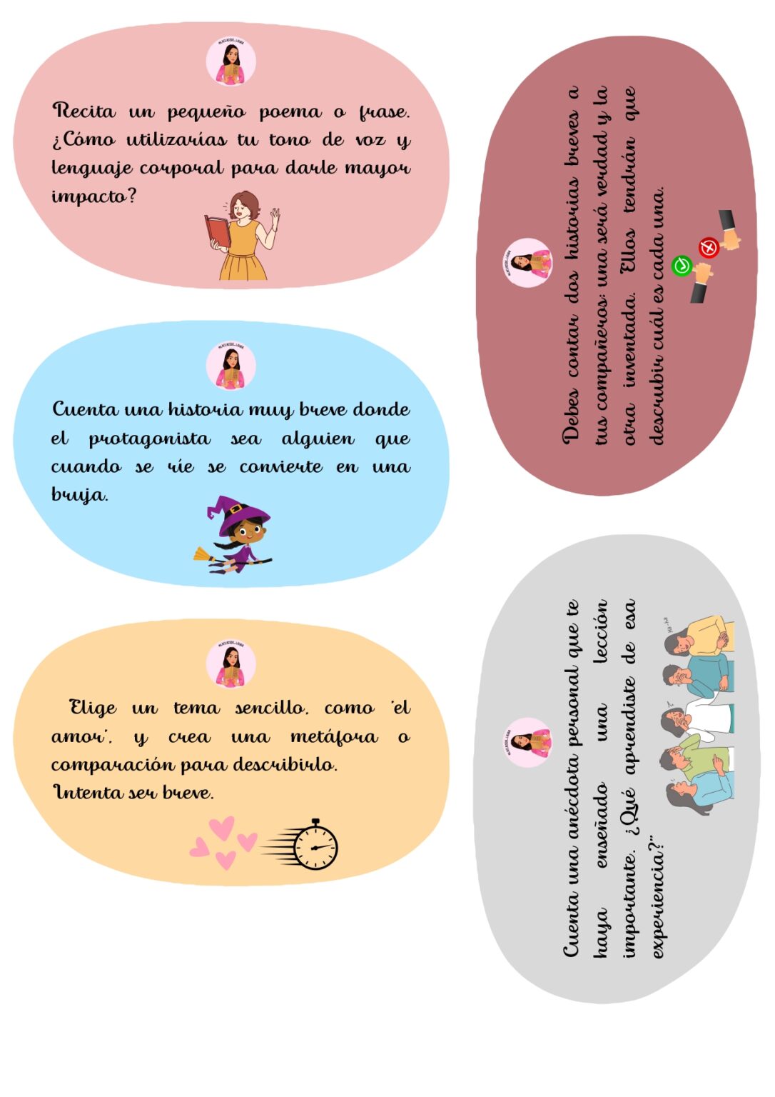 Bonitas ideas para trabajar la expresión Oral y escrita - Orientacion ...