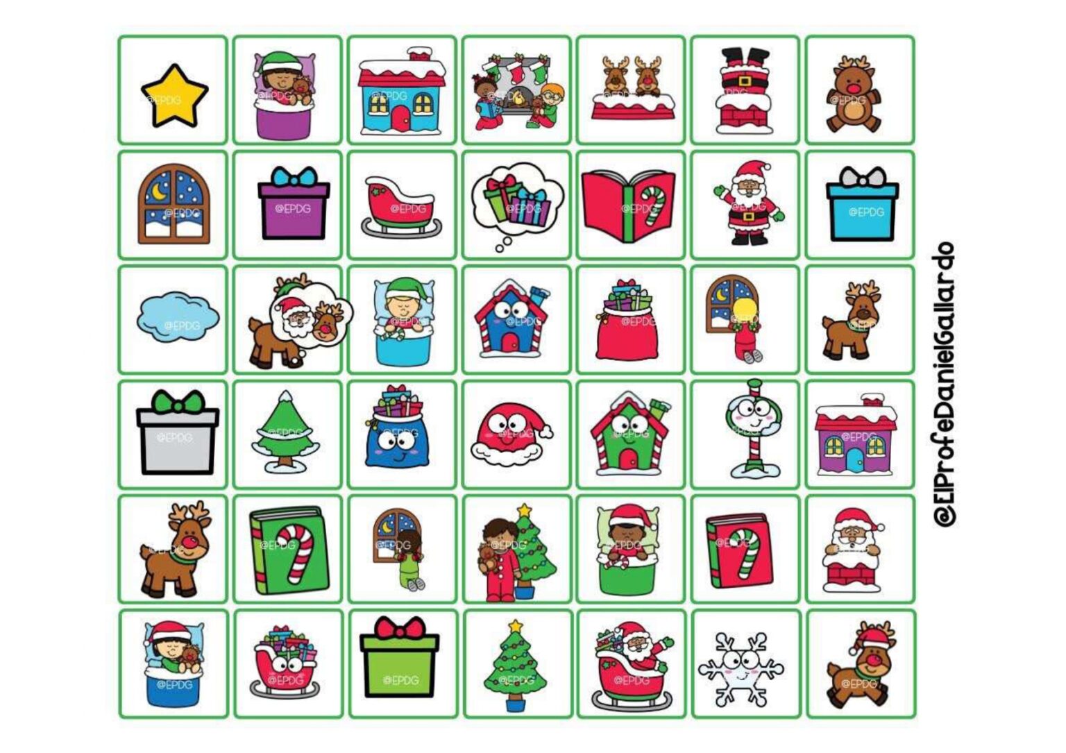 Bonitos Lince y Memory de Navidad - Orientacion Andujar